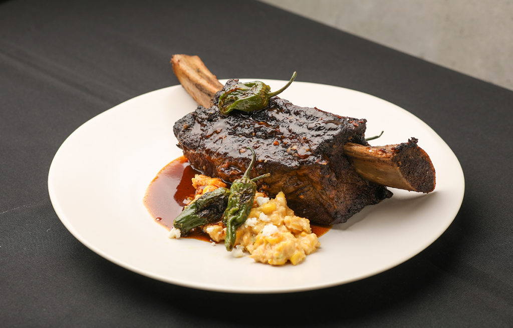 Barbacoa Style Short Ribs With Creamed "Street Corn" And Blistered ...